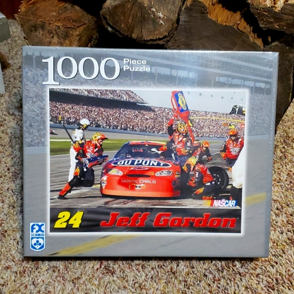 Games | 204 Fx Schmid 1000 Piece Nascar Jigsaw Puzzle Jeff Gordon 24 ...